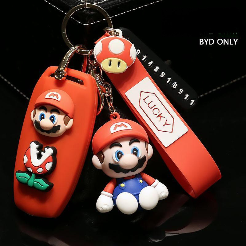 เหมาะสําหรับ Biadi ฝาครอบกุญแจรถหัวเข็มขัด Qin PLUS Don dmi Dolphin e2 ...