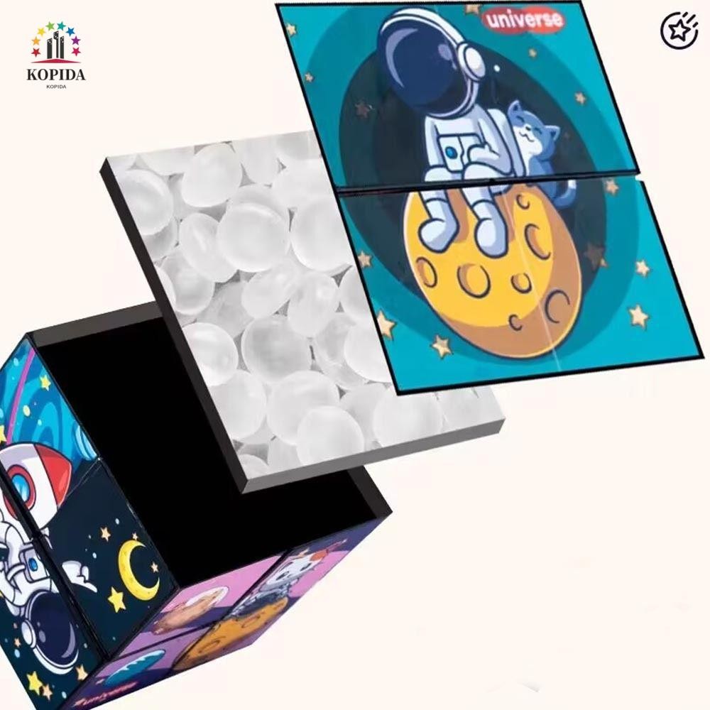 Willis Magic Cube, 3D หมุนการ์ตูน Intelligence Cube Magic ของเล่น, Professional ไดโนเสาร์ Planet ...