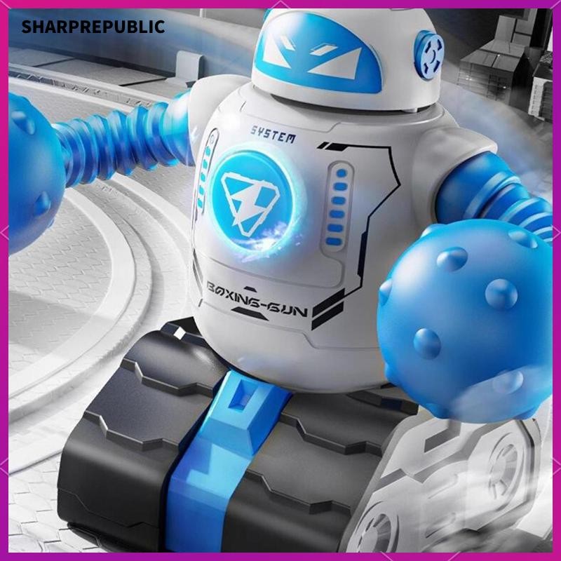[Sharprepublic] 2x RC Boxing Robot ของเล่นชกมวยอิเล็กทรอนิกส์พร้อมเสียง ...