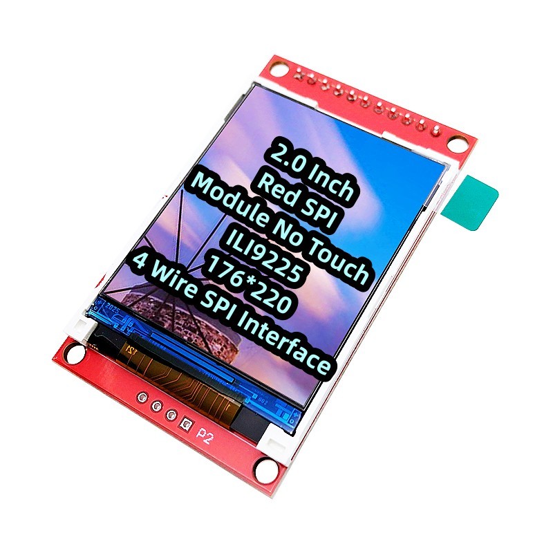 Red Module 2.0 Inch 176*220 SPI No Touch ILI9225 Electronic 4 Wire SPI ...
