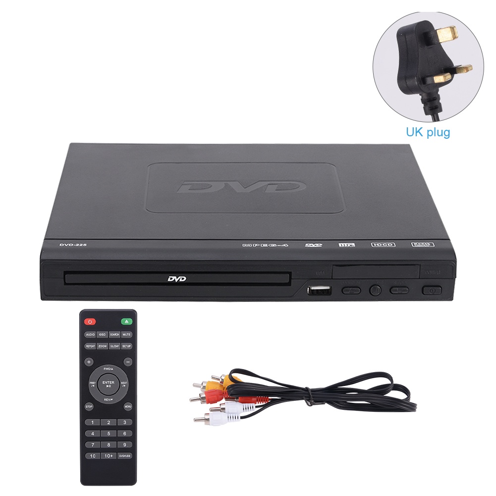 เครื่องเล่นมีเดียเพลง 720P พร้อมสาย AV USB 5.1 สําหรับเครื่องเล่น DVD ...