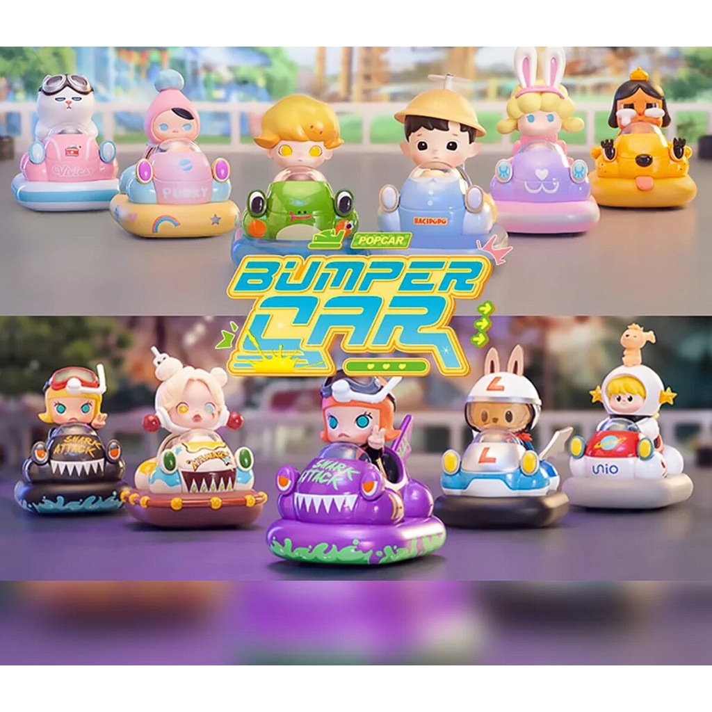 (พร้อมส่งจากไทย) POP MART Popcar BUMPER CAR Series Dimoo Crybaby Labubu ...