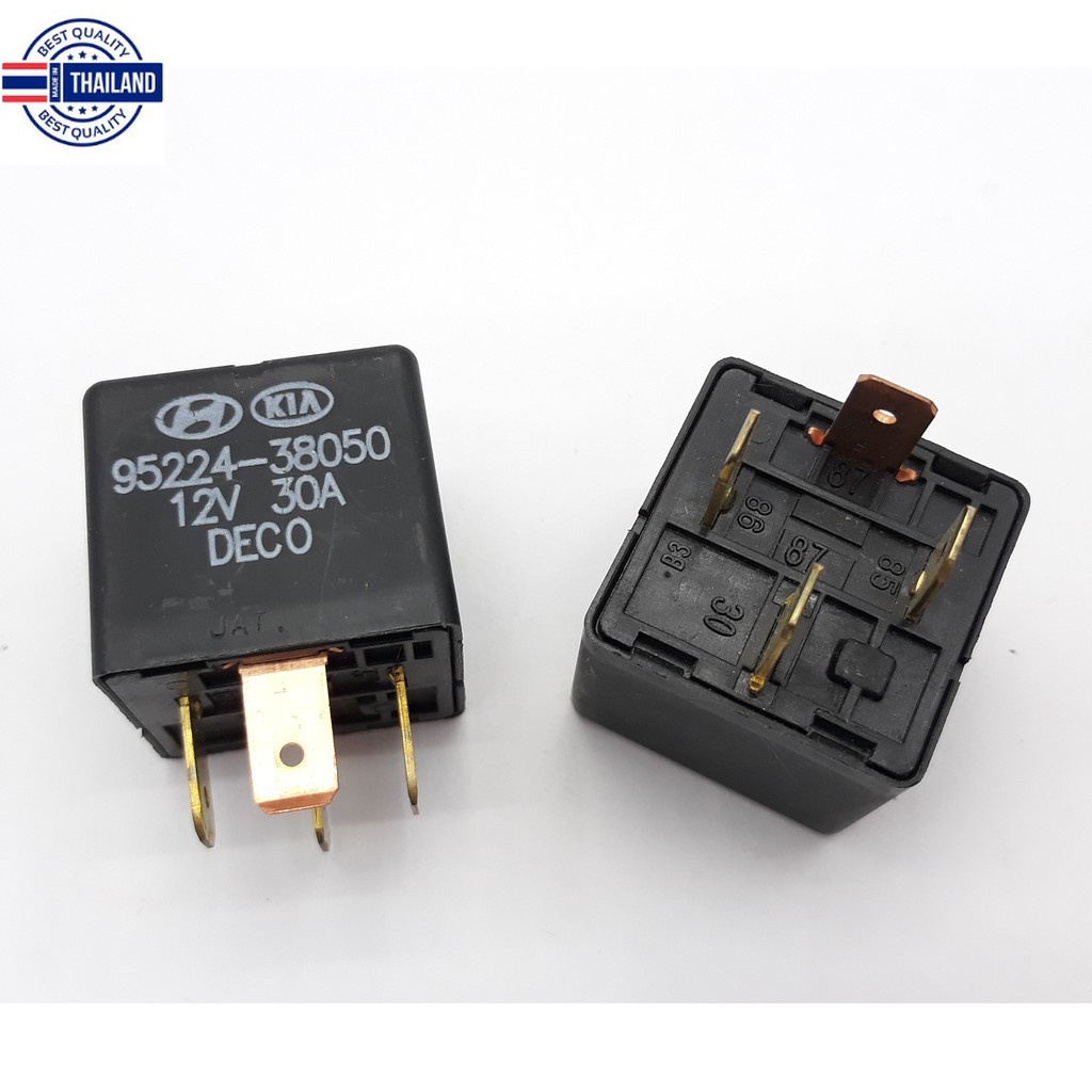 Relay DECO 95230-2P010 / 95224-38050 / 36860-4X000 4 ขา DC 12V 30A/50 ...