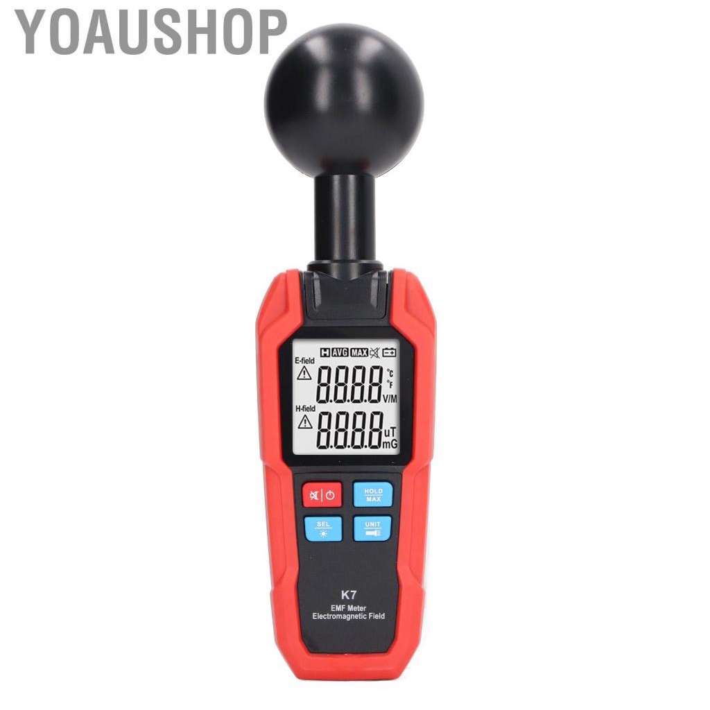 Yoaushop EMF Meter Electromagnetic Field Detector Hand-held Tester For ...