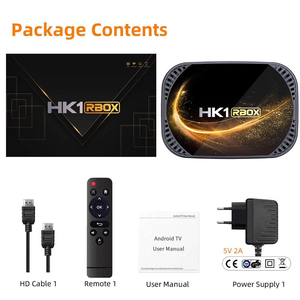 Hk1 RBOX X4 X4S กล่องทีวีแอนดรอยด์ 11.0 Amlogic S905X4 2G 16G 4GB 32G 64G 128GB ROM BT 2.4G 5G ...
