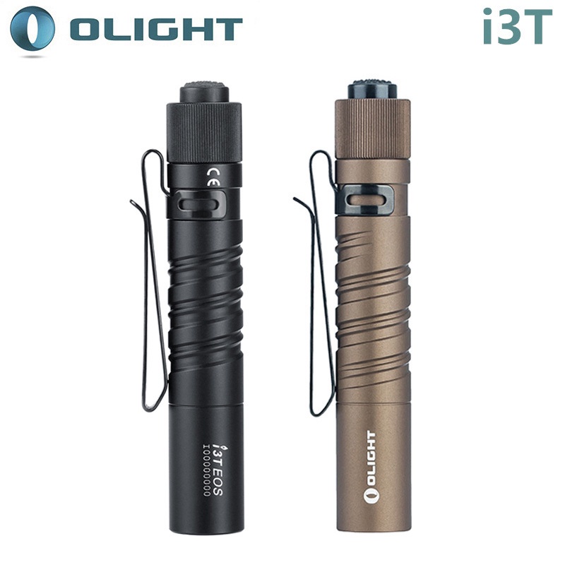 Olight Olight i3T ไฟฉายแรงสูง ขนาดเล็ก AAA ไฟฉายขนาดเล็ก EDC แบบพกพา ไฟ ...
