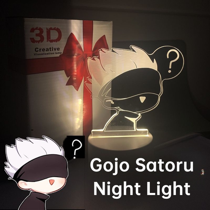 Gojo Satoru Jujutsu Kaisen Itadori Yuji 3d Night Light รูปยิ้มอุปกรณ์ ...