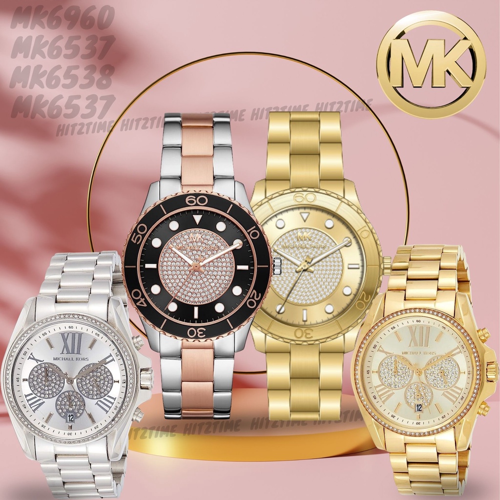 HITZTIME นาฬิกา Michael Kors OWM202 นาฬิกาข้อมือผู้หญิง นาฬิกาผู้ชาย ...