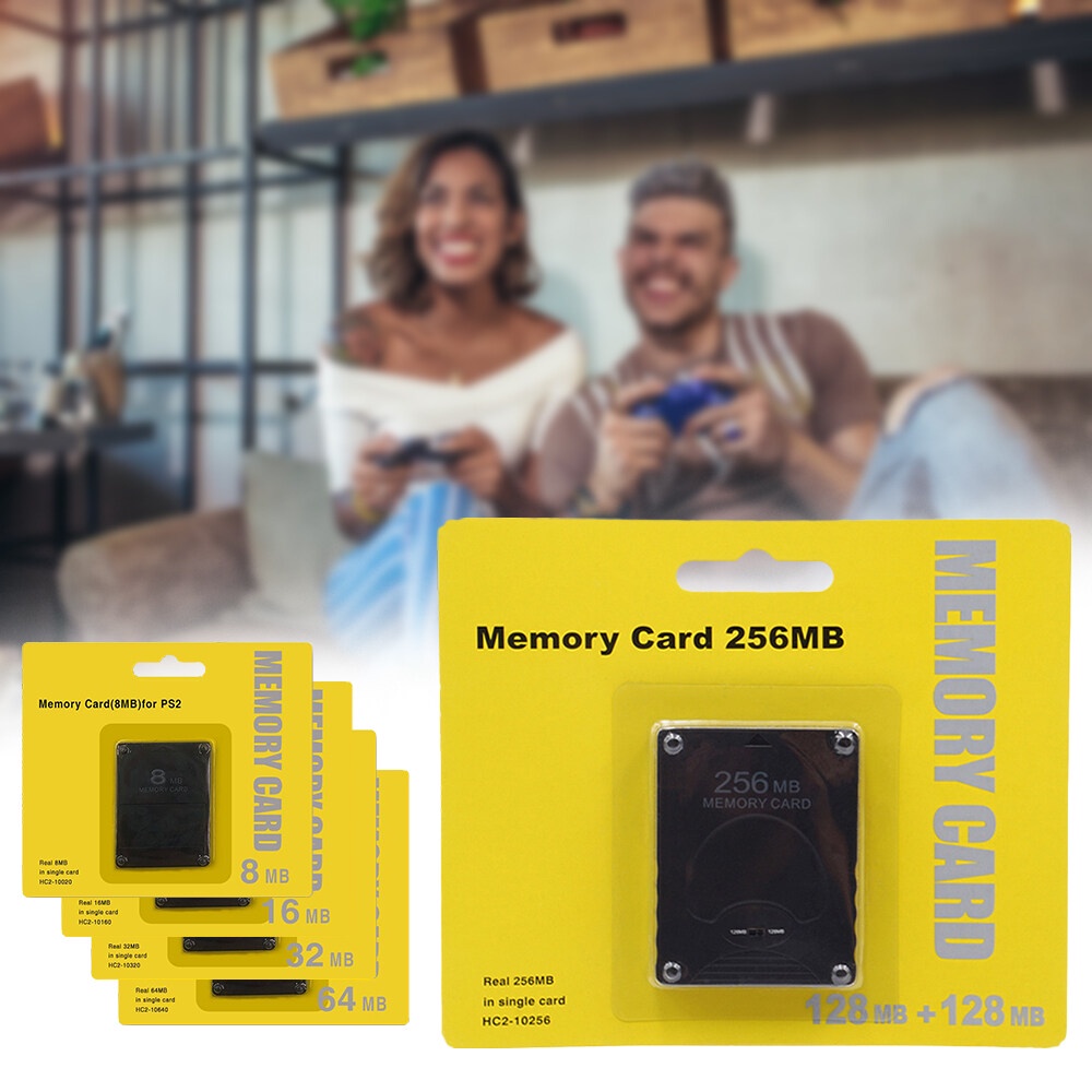 Memory card สำหรับ PS2 (เมม Ps2)(Save PS2)(เซฟ Ps2)(Playstation 2 ...
