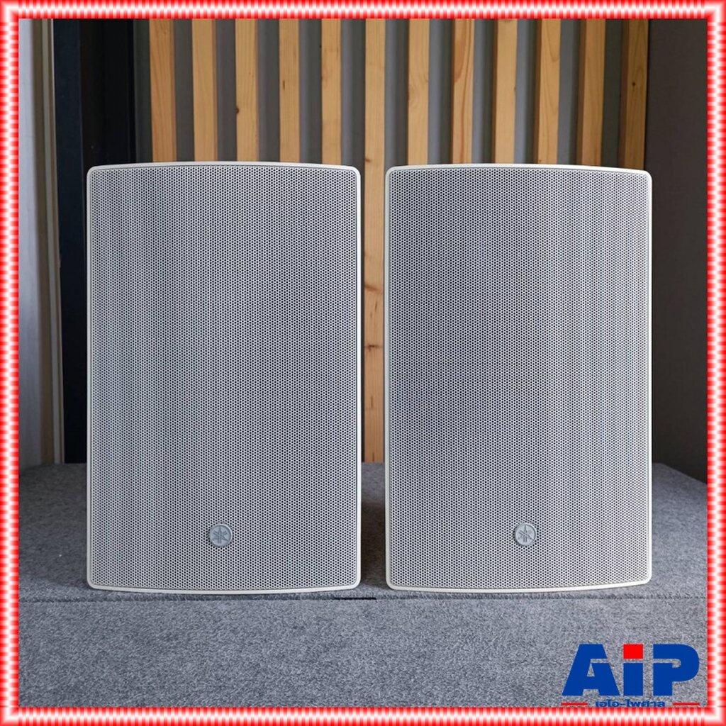 1คู่ สีขาว YAMAHA VXS-8 ตู้ลำโพง ตู้ลำโพงติดผนัง 2 ทาง ลำโพงห้องประชุม 8นิ้ว ทนกำลังขับ 180 ...