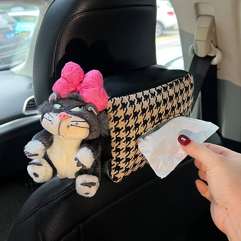 New style Car Tissue Box Female Cute Car Tissue Box Car Armrest Box ...