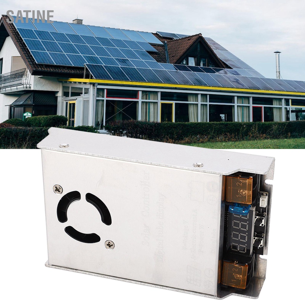 SaTine Solar Boost Controller MPPT อัตราการแปลง 98% 1 ปุ่มรีเซ็ตตัว ...