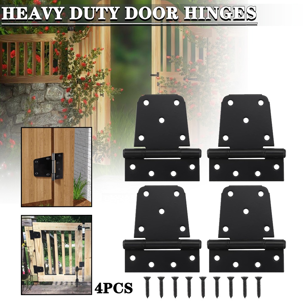 Heavy Duty Hinge Gate Strap Hinge Door Barn Gates Hinges Self Closing ...