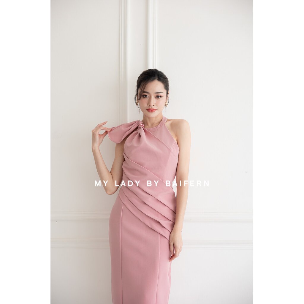 ชุดเดรสไปงานแต่ง ชุดออกงาน MY LADY BY BAIFERN - ML0449 | Shopee Thailand