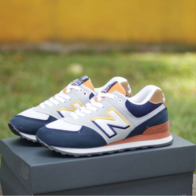 PUTIH New Balance 574 Men - Gray White 39-43 แนวโน้ม | Shopee Thailand