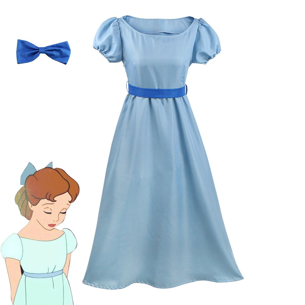 wendy costume wendy dress PeterPan Wendy Princess cosplay Costume Long ...