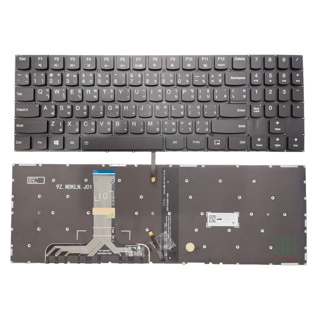 แป้นพิมพ์ คีย์บอร์ดโน๊ตบุ๊ค Lenovo Legion Y540-15IRH, Y530-15ICH, Y540 ...