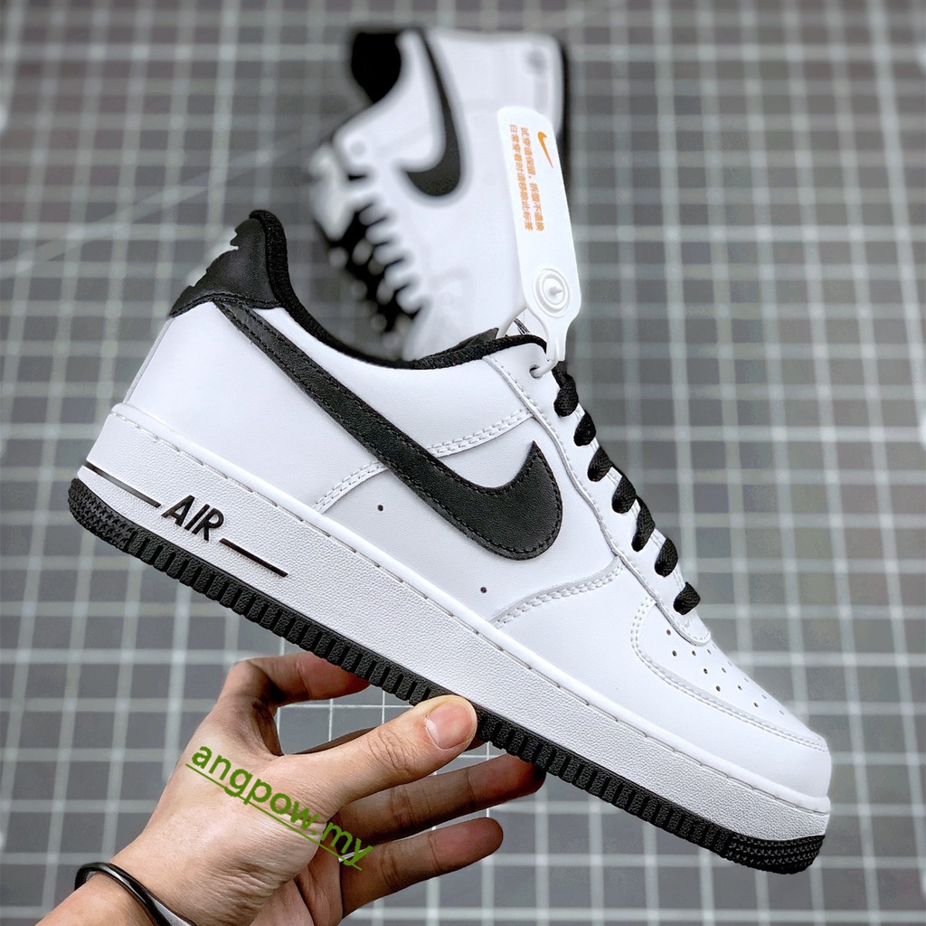 Af1 Air Force 1 Low White และ Black Panda รองเท้าส้นแบน สําหรับผู้ชาย ...