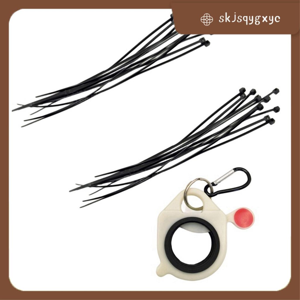 skjsqygxycZip Ties Holder Keeper สําหรับสายไฟแบบพกพาฮาร์ดแวร์เครื่องมือ ...