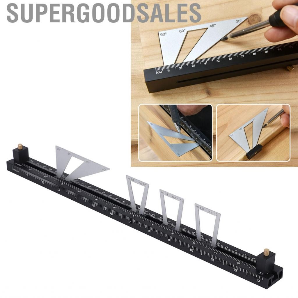 Supergoodsales Dovetail Jig Marking Gauge Aluminium Alloy 1: 4 5 6 7 8 ...
