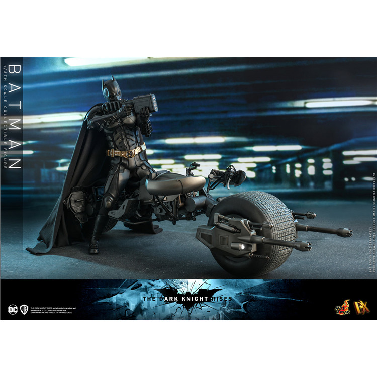 Hottoys 1/6 DX19 MMS591 Batman Rise of Dark Knights Batmobile Wayne ...
