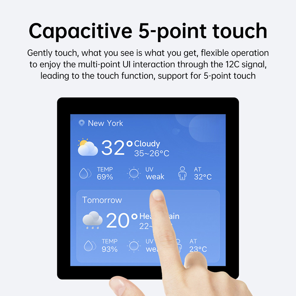 Pcbfun Esp32 S3 Touch Lcd 4 Esp32 S3 หน้าจอสัมผัสแบบ Lcd ขนาด 4 นิ้ว 32 Bit Lx7 Dual Core