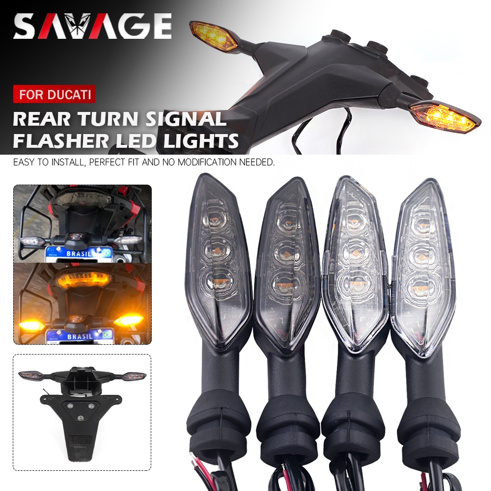 LED Turn Signal Light For DUCATI Multistrada 1200/DVT/ENDUOR 1260/S ...