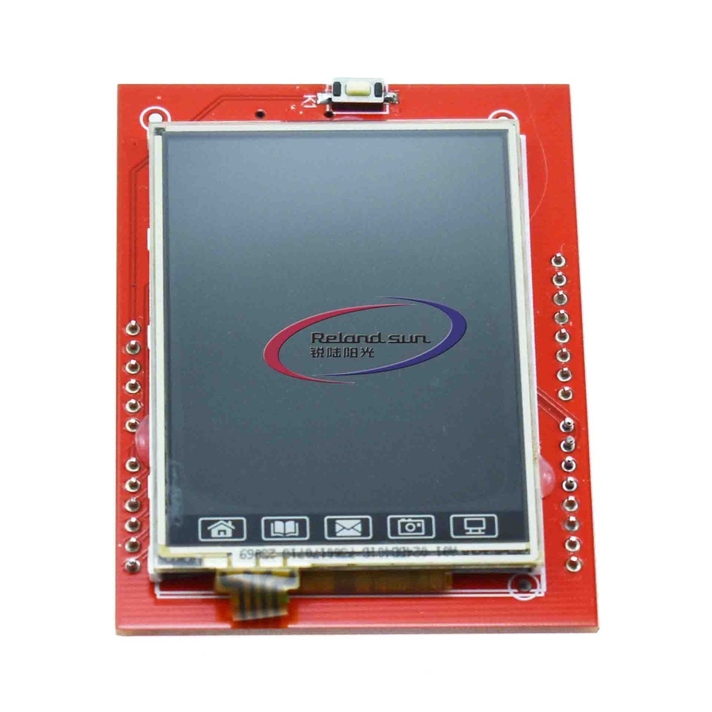 โมดูลพอร์ตอนุกรม 2.4 นิ้ว 2.4 นิ้ว 240x320 SPI TFT LCD 5V 3.3V PCB อะแด ...