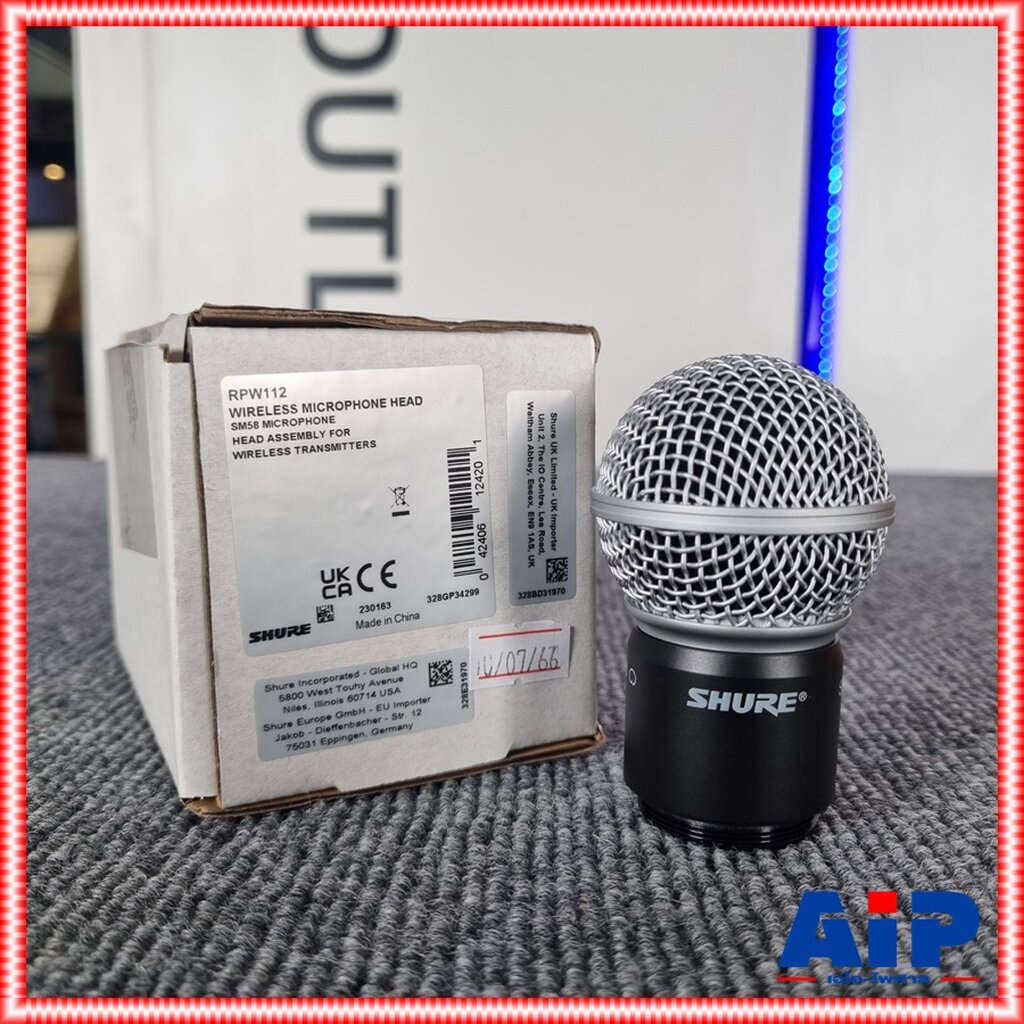 ของแท้ ชุดวอยซ์ SHURE SLX SM-58 RPW112 หัวไมค์ลอย SM 58 SM58 อะไหล่ไมค์ลอย RPW 112 RPW-112 วอยซ์ ...