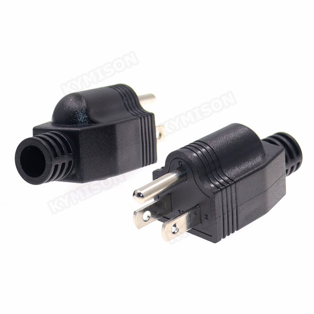 อะแดปเตอร์ปลั๊กเชื่อมต่อสายไฟ US American 3 Pin Nema 5-15P AC | Shopee ...