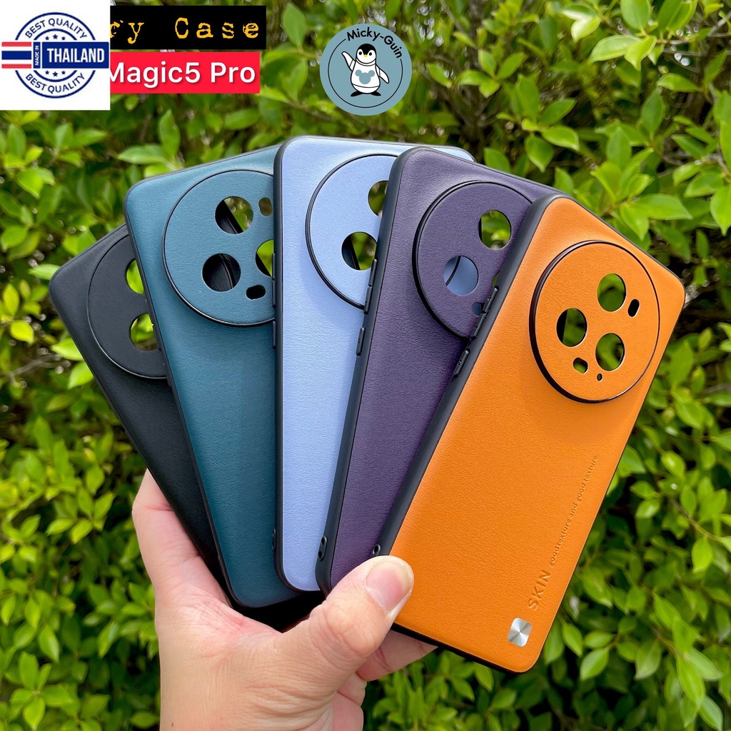 เคส Honor Magic5 Pro 5G / Honor Magic 5 Proเคสหนังหรู Luxury Leather ...