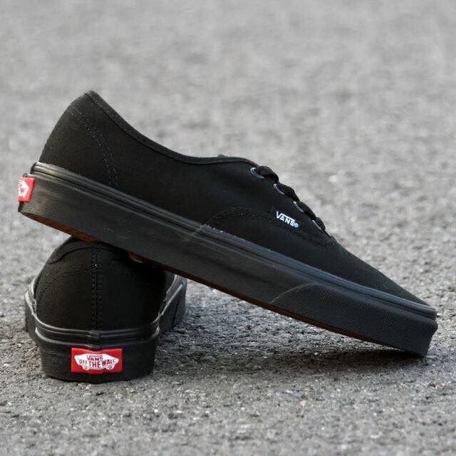 B Low-Top Vans Canvas ผ้าใบ vans สำหรับผู้ชาย vans แท้ vans ยุคดำ ...
