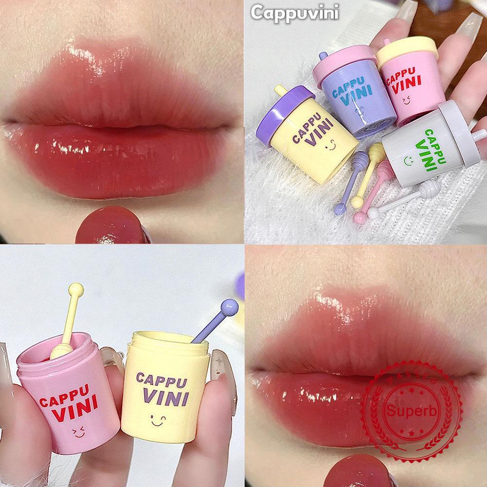 Cappuvini ลิปกลอส เพิ่มความชุ่มชื้น R4R5 | Shopee Thailand