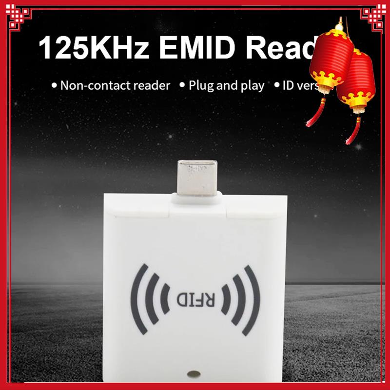 เครื่องอ่านการ์ด RFID USB พลาสติก คุณภาพสูง ความถี่ต่ํา 125Khz RFID OTG ...