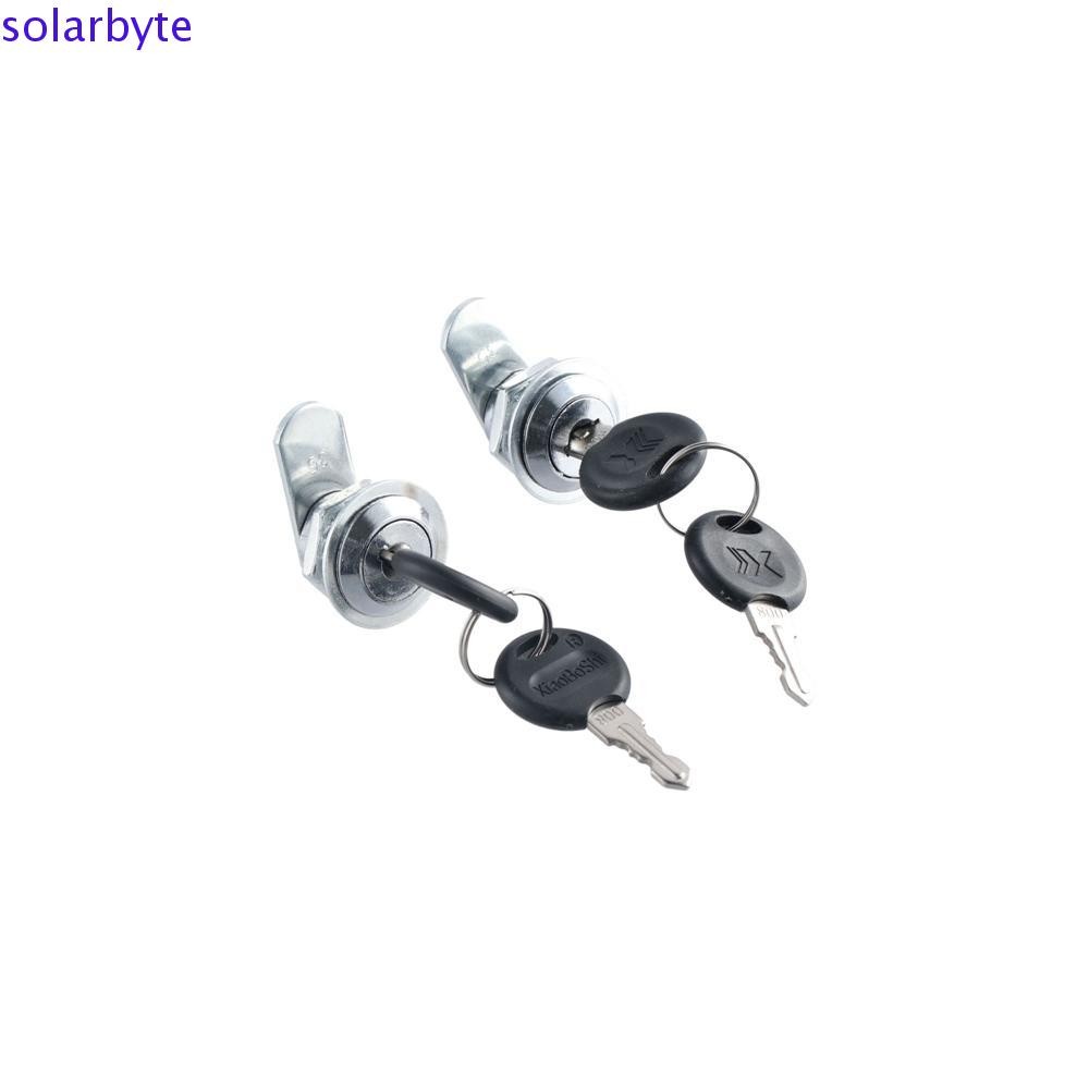 Solarbyte กุญแจความปลอดภัย 16 มม./20 มม./25 มม./30 มม. 2 ปุ่มพลาสติกลิ้นชักประตูตู้ลิ้นชัก ...