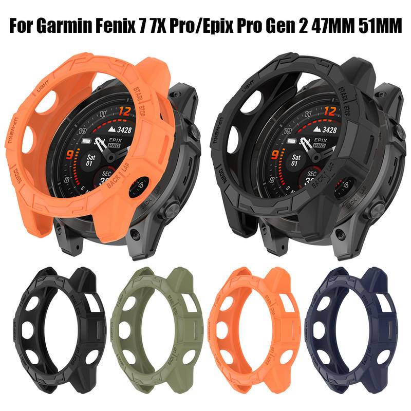 เคสซิลิโคนนิ่ม TPU สําหรับ Garmin Fenix 7 7X Pro Epix Pro (Gen 2) 51 ...