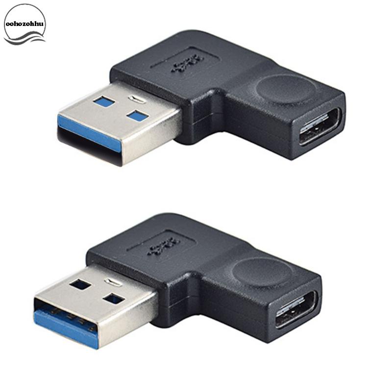 Ooh อะแดปเตอร์ USB 3 0 เป็น USB Type C งอ 90 องศา ยืดหยุ่น เชื่อมต่อ ...
