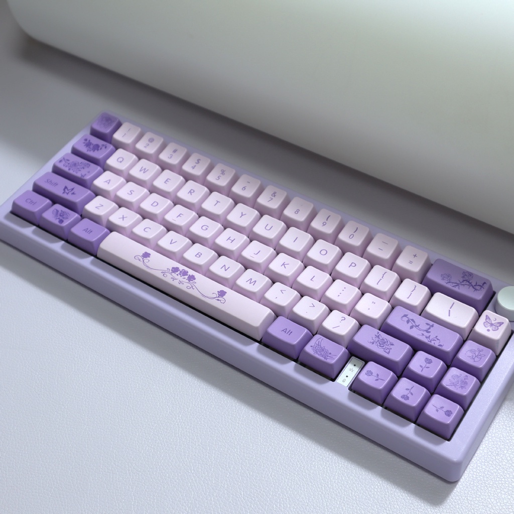 Rose Version MDA Sublimation Keycap 138 Keys Rose รุ่น MDA Sublimation ...