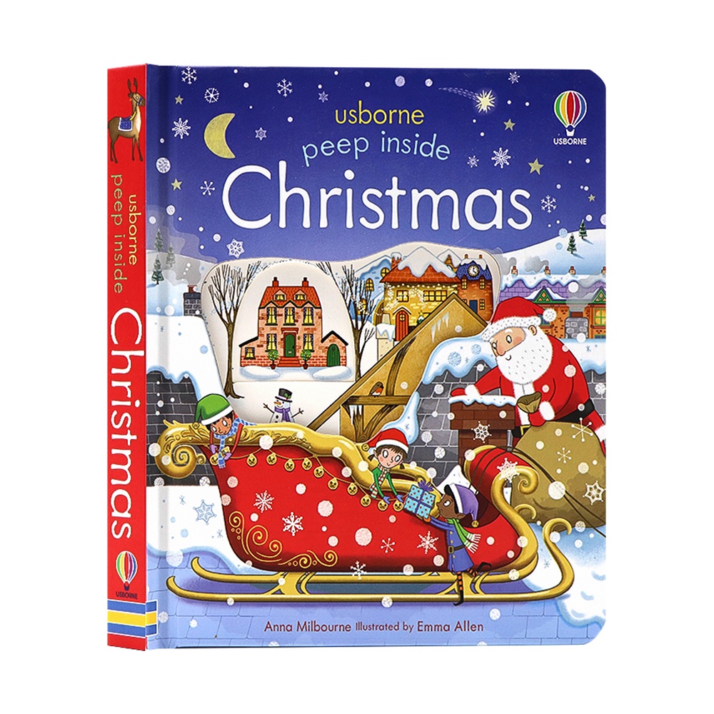 Usborne Peep Inside Christmas Children Hardcover Educational ...