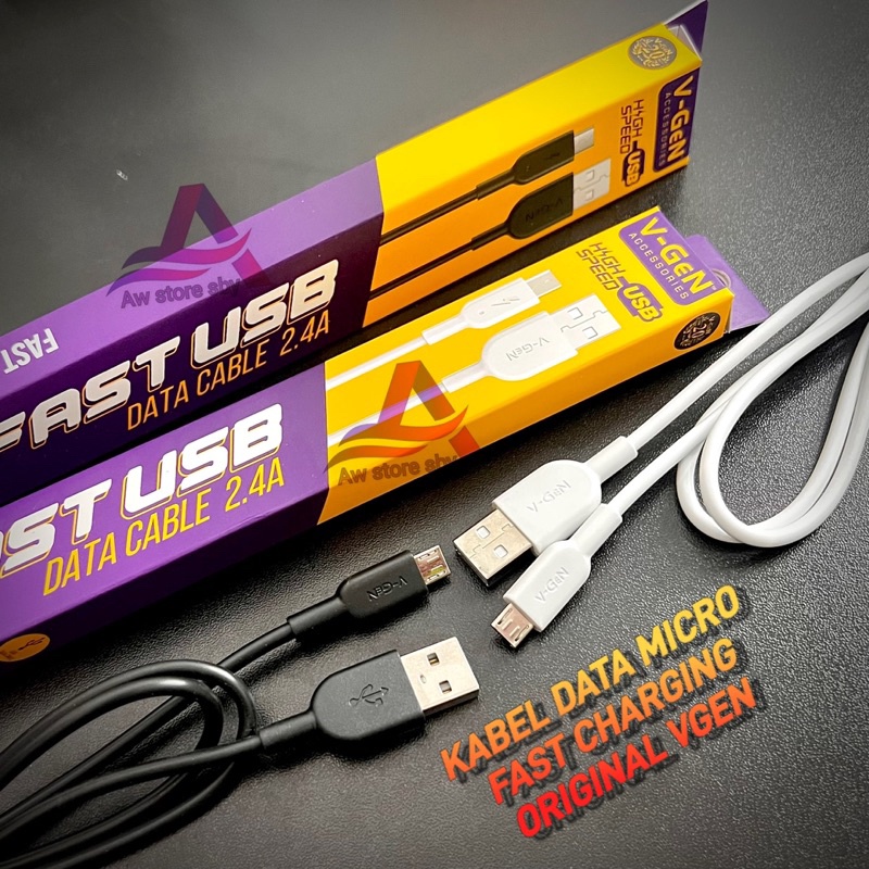 ใหม่ Original Vgen Fast Charging Data Cable Micro Usb Cable เมโลดี้ยาว ...