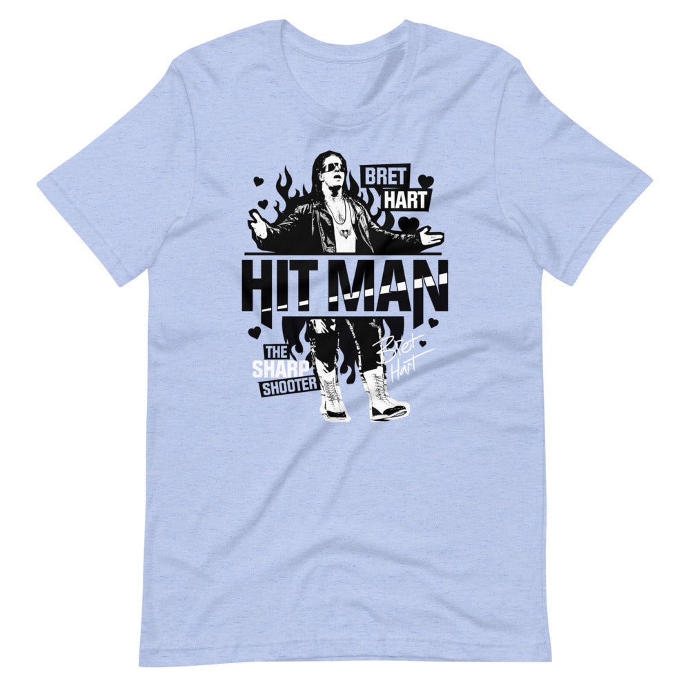 แฟชั่นใหม่ล่าสุด เสื้อยืด DIY WWE 2022 ใหม่ Bret Hart "นักแม่นปืน" rxw ...