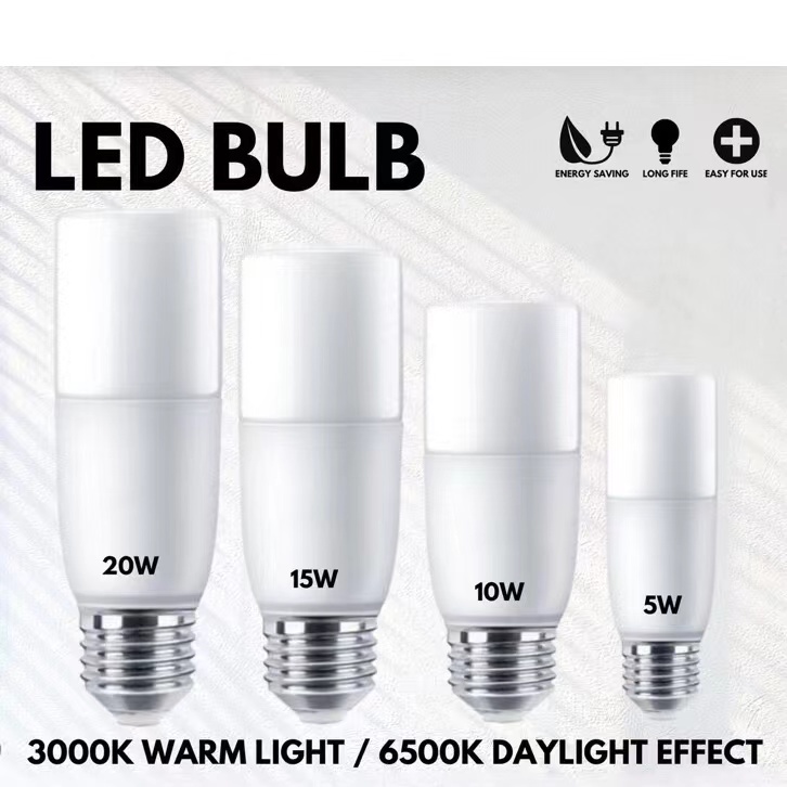Sw_ 5W 10W 15W 20W หลอดไฟ LED 3000K Warm Light 4000K Cool Light 6500K ...