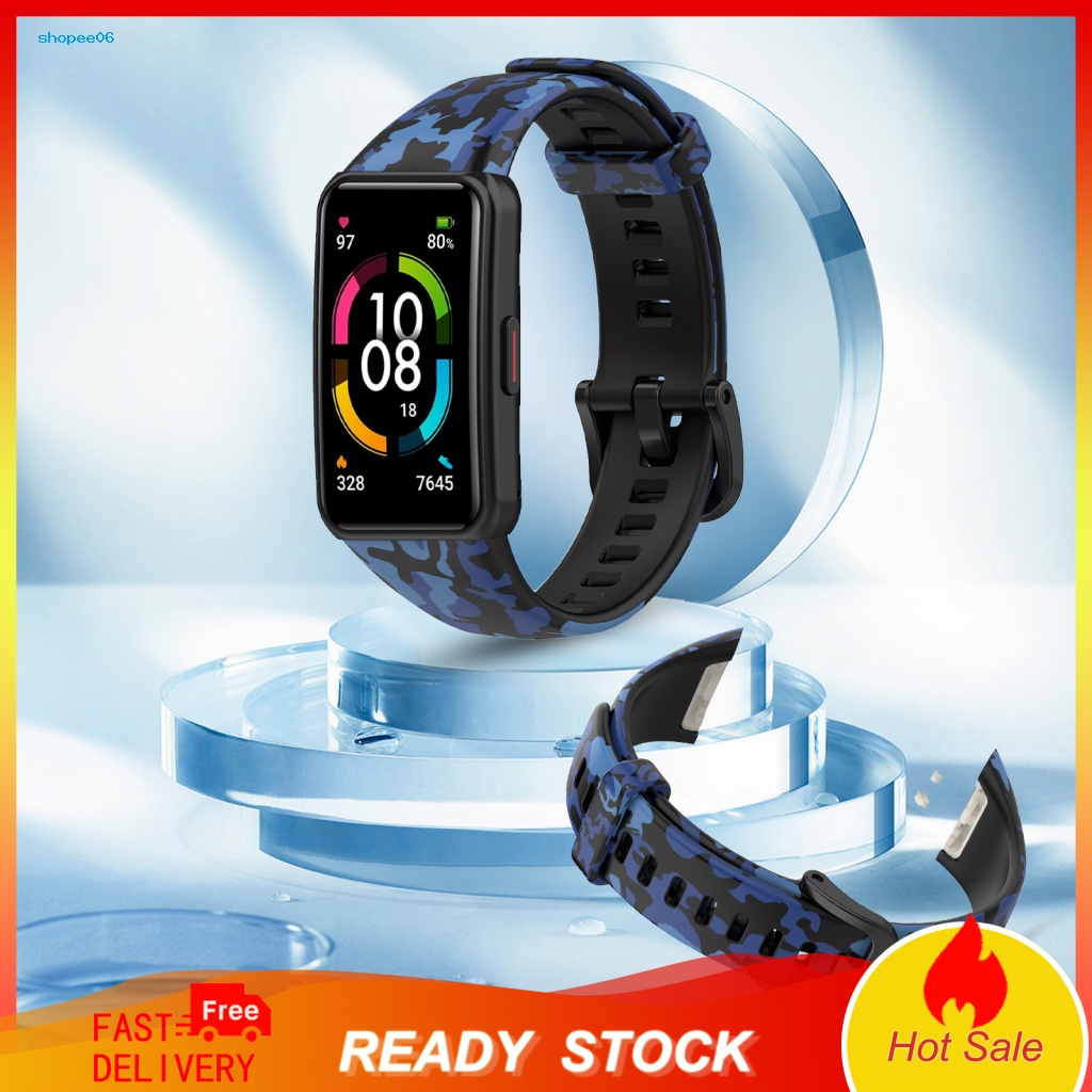 Setn สายนาฬิกาข้อมือซิลิโคน 21 มม. แบบเปลี่ยน สําหรับ Huawei Band 6 6 Pro | Shopee Thailand
