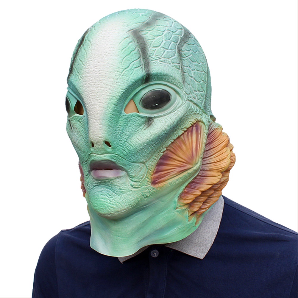 Hell Baron: หน้ากากยาง รูปราชินีเลือด Fishman Abraham Saping | Shopee ...