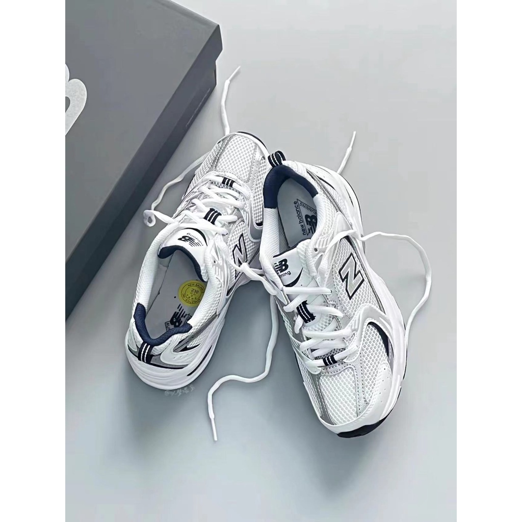 New Balance MR530 SG (White/navy) สินค้าถ่ายจากงานจริง ของแท้100% NB530 ...