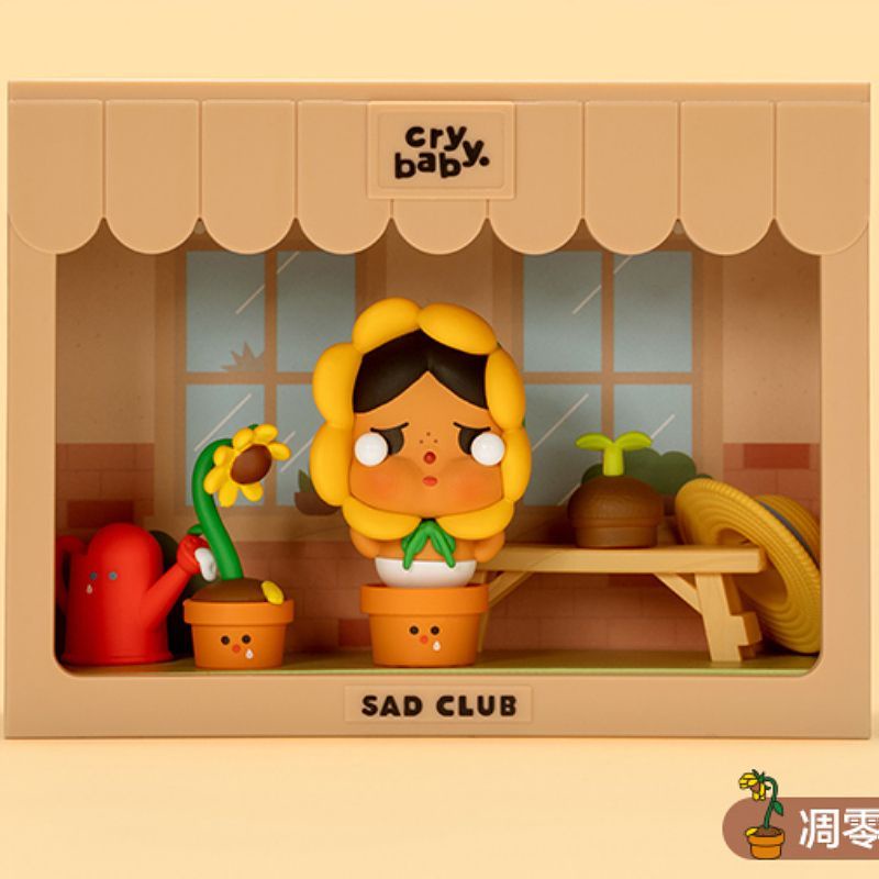 ของเล่นโมเดลฟิกเกอร์ POPMART POPMART CRYBABY Sad Club Series ของขวัญ ...