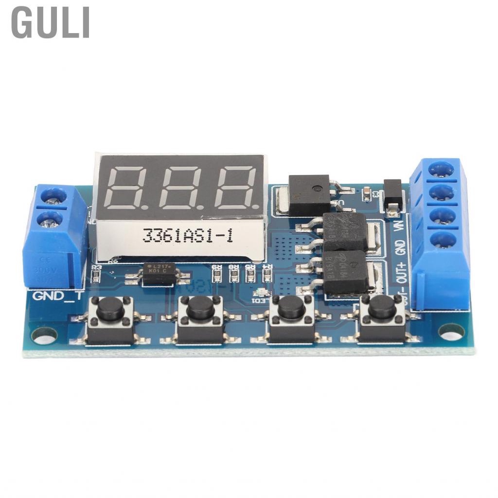 Guli LED Digital Time Delay Relay Trigger Cycle Timer Switch Circuit Board | Shopee Thailand