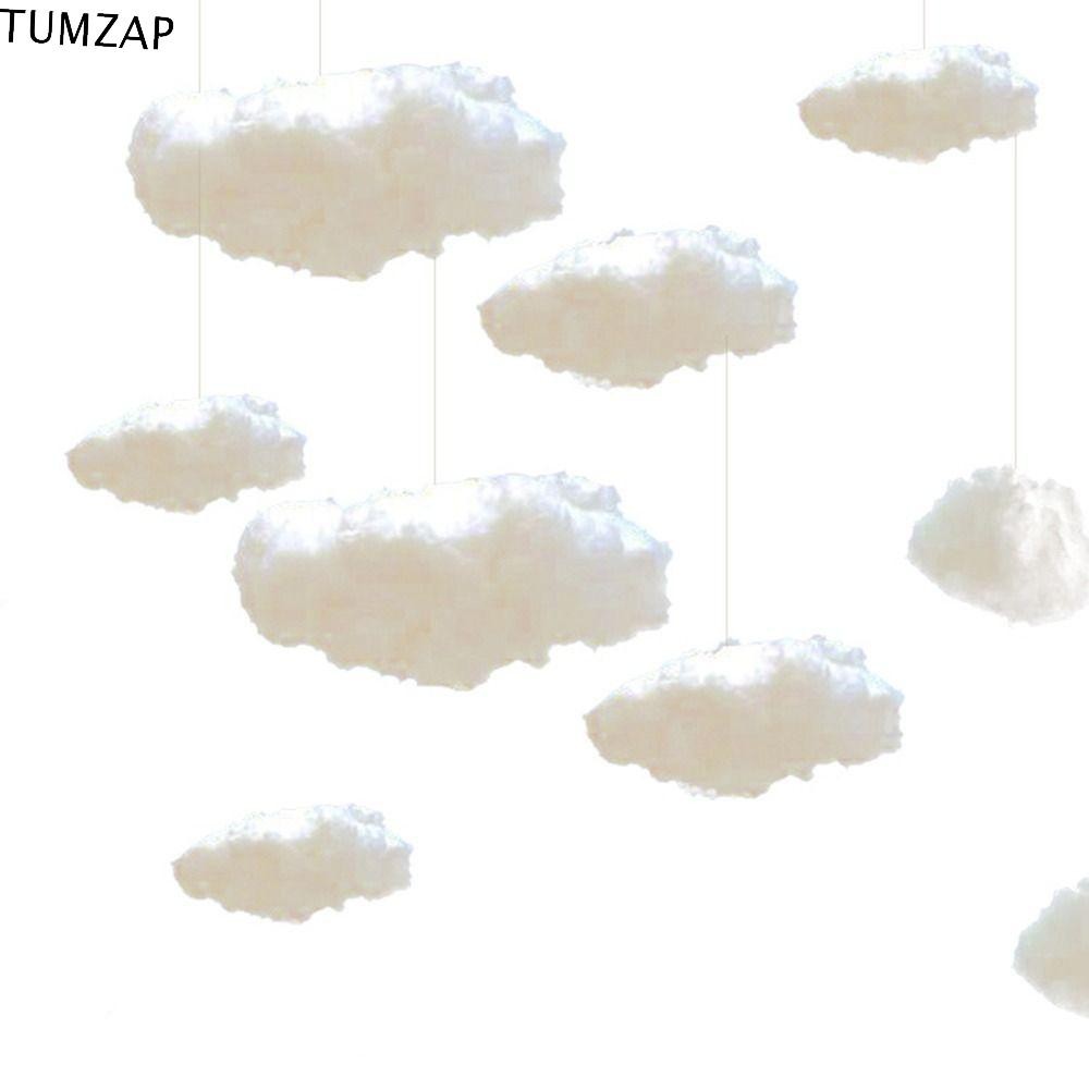 Tumzap ผ้าฝ้ายเทียมนุ่มสีขาว DIY วันเกิดตกแต่ง DIY งานแต่งงานฉากหลังหิมะการถ่ายภาพห้างสรรพสินค้า ...