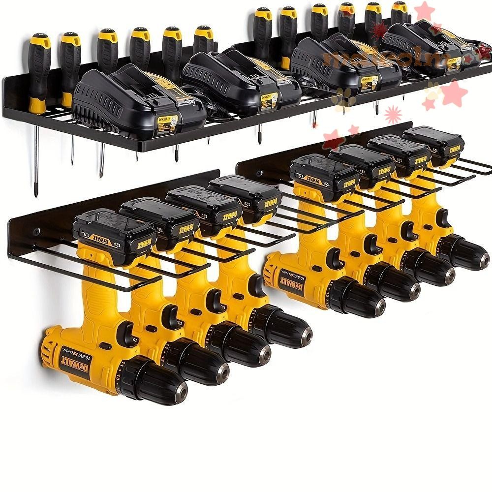 Malcolm Hand Power Tool Organizer Rack, Heavy Duty Iron Floating Tool ...