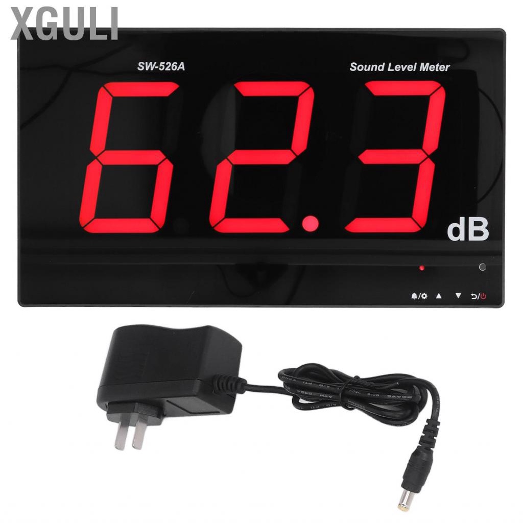 Xguli 18in LCD Level Meter 30-130dB Decibel Noise Measurement Hand ...